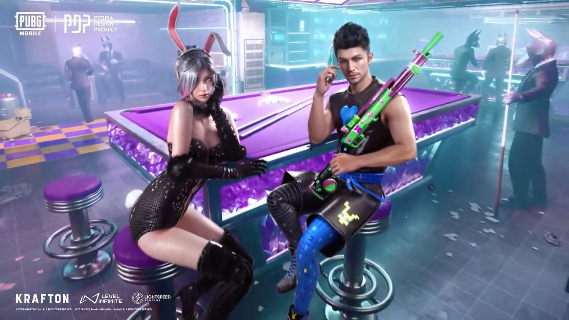 PUBG Mobile PDP Lucky Spin: Party Bunny set, Heart Hacker DP 28 skin ...