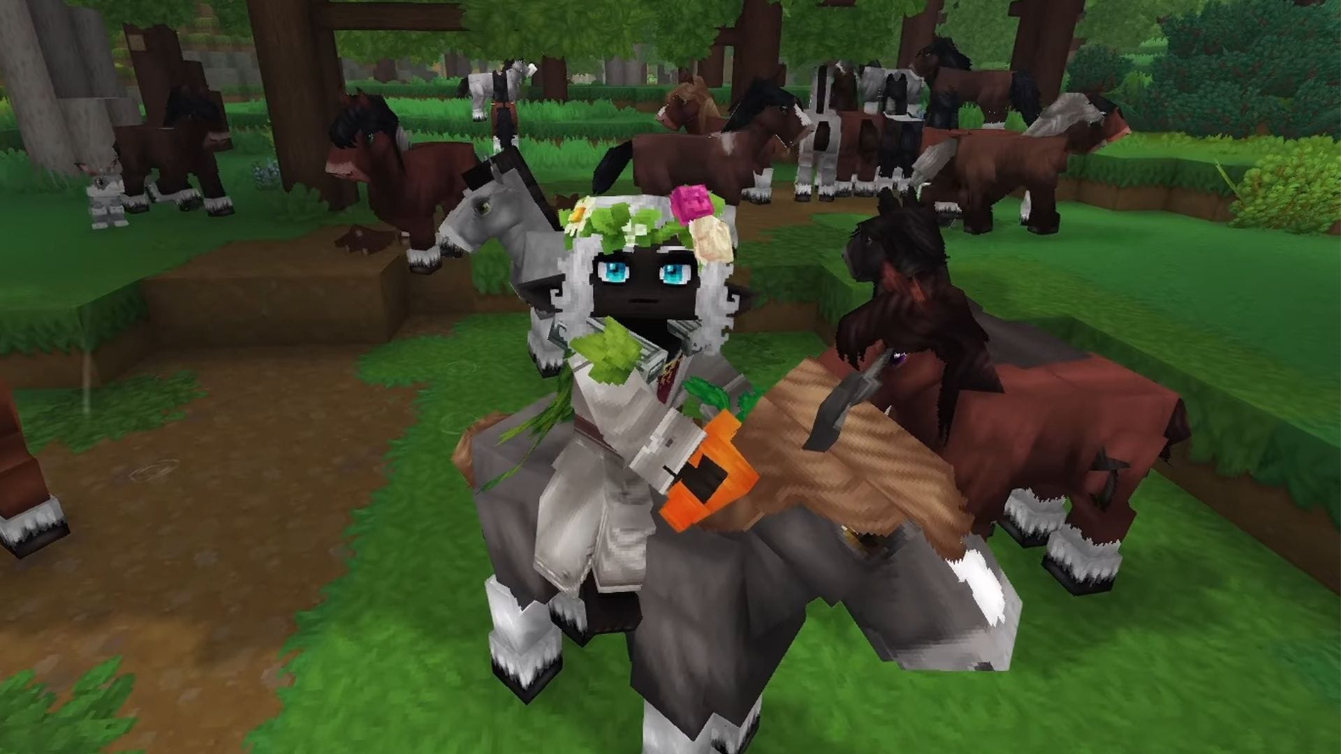 How to ride horse in Hytale