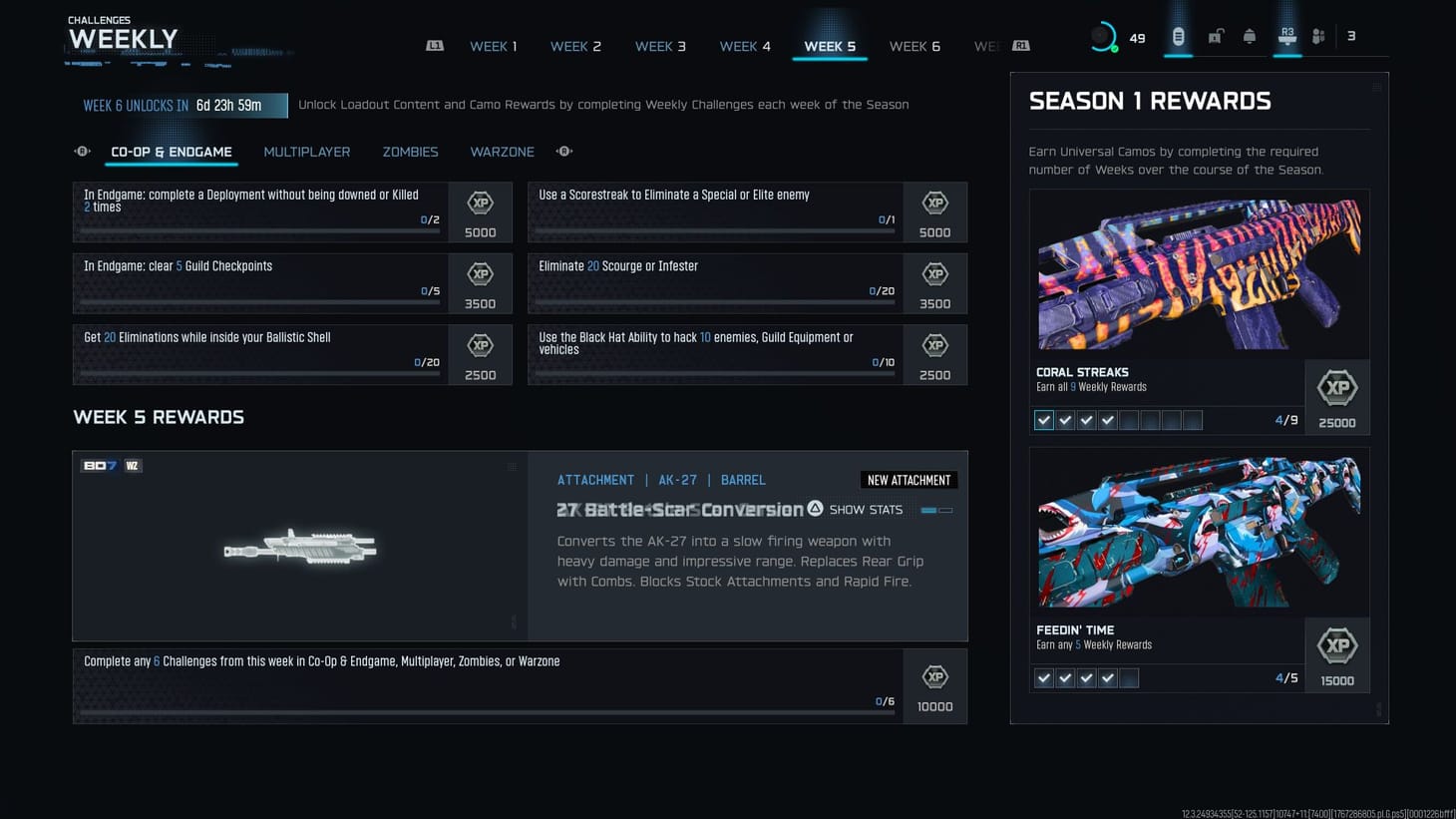 All Warzone and Black Ops 7 Season 1 Week 5 Challenges and rewards