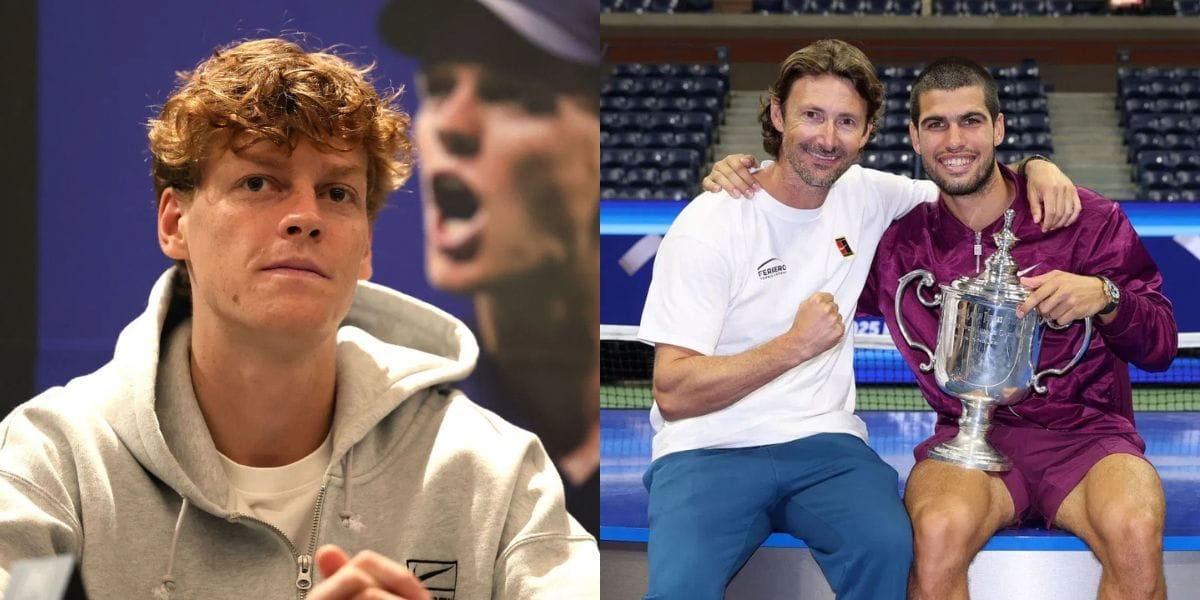 Jannik Sinner shares first reaction to Carlos Alcaraz's big split-up ...