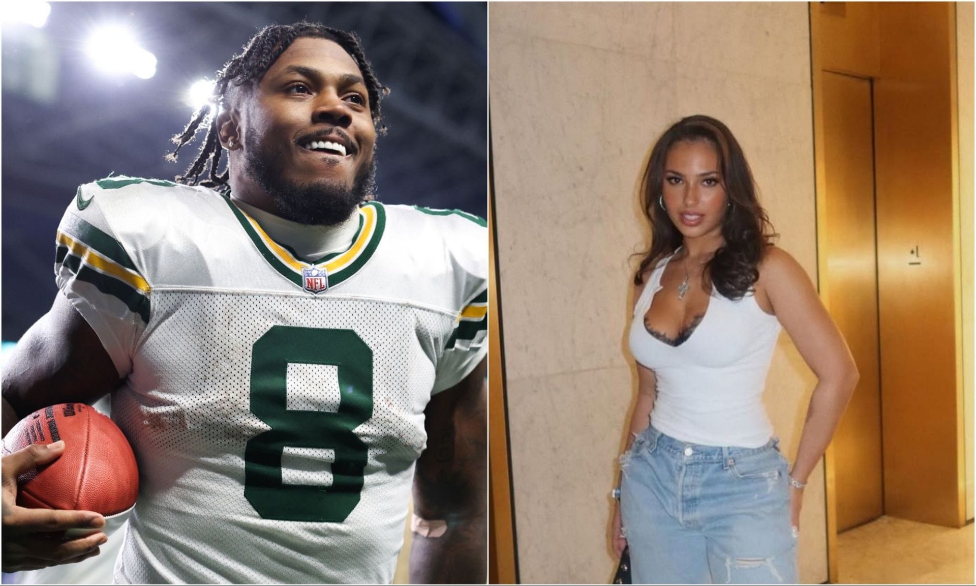 WATCH: Ash Kaashh and Josh Jacobs go viral during intimate PDA session ...