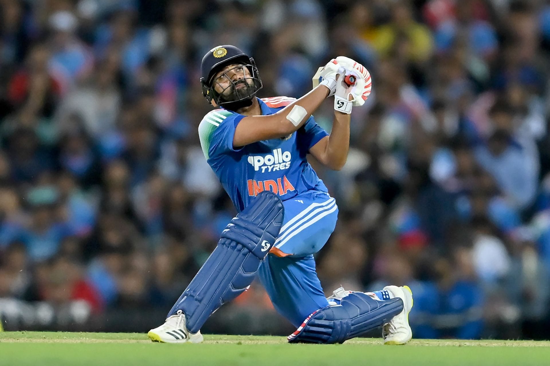 Rohit Sharma tries to hit a big shot and gets out for 24 off 38 in IND ...