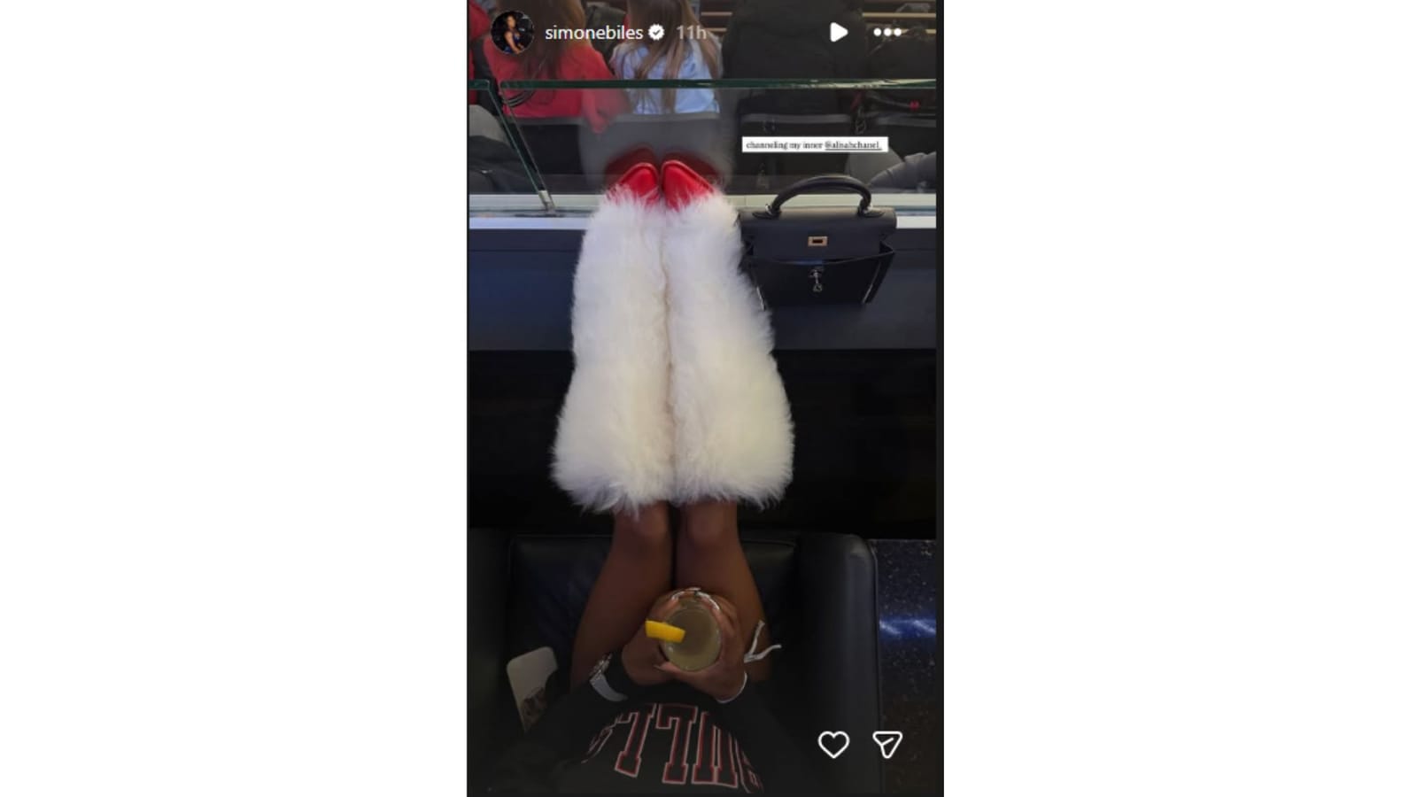 Jonathan Owens' wife Simone Biles channels inner Alisah Chanel while ...