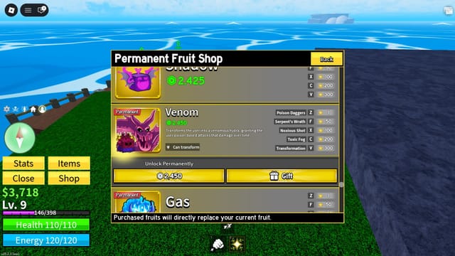 Blox Fruits Venom Fruit guide