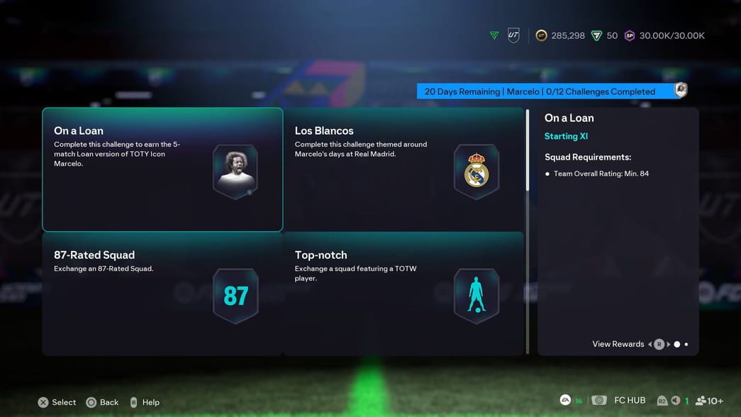 EA FC 26 Marcelo TOTY Icon SBC: All tasks and cheapest solutions