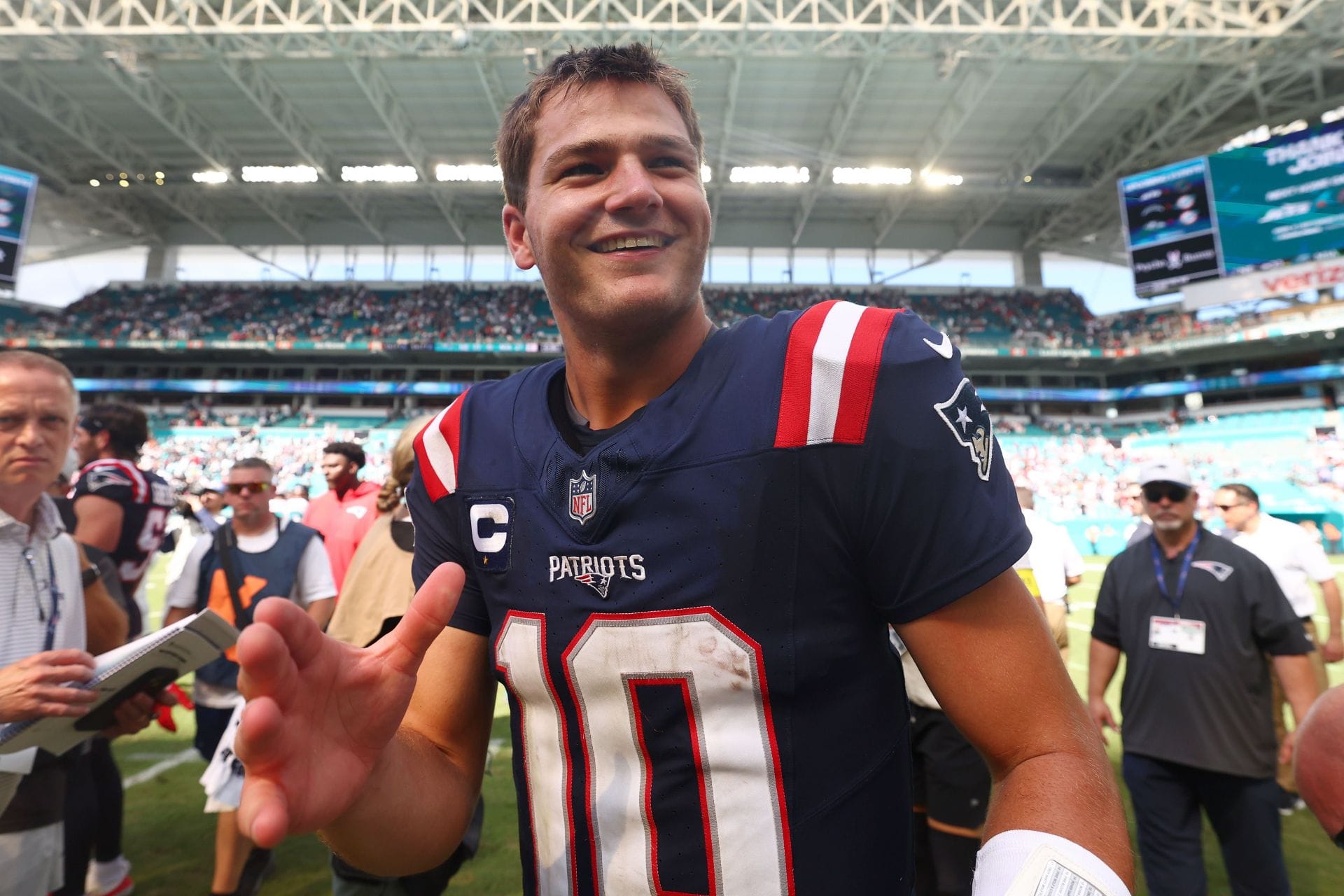 "It’s not like we’re playing Foxborough High School": Drake Maye makes ...
