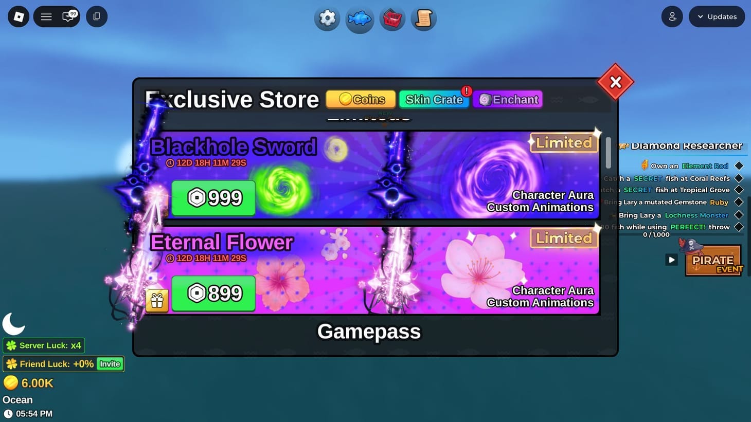 How to get Eternal Flower in Fish It