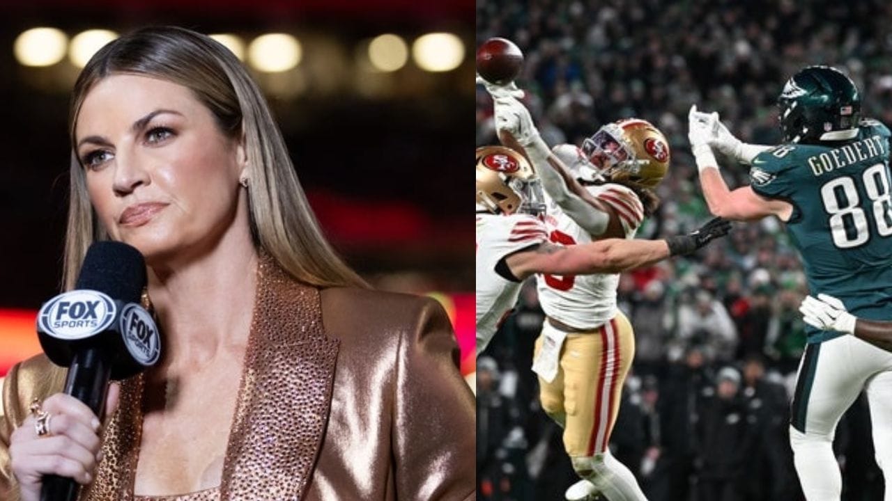 "F**k it": Erin Andrews doubles down on wearing fur coat at 49ers vs ...