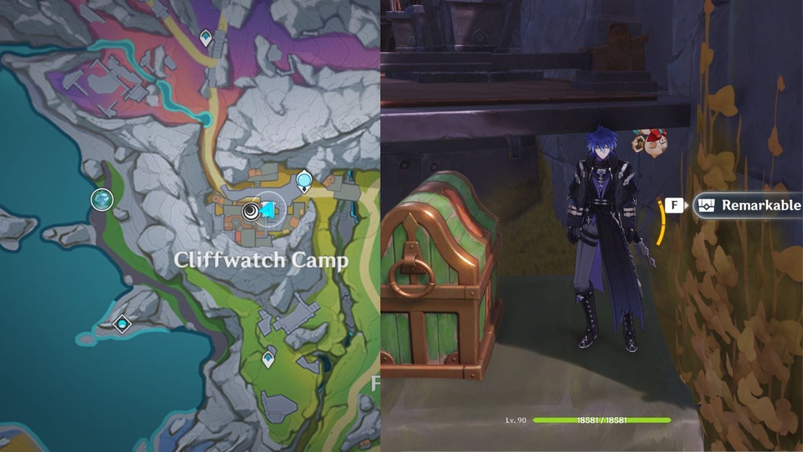 Genshin Impact: Precious and Remarkable chest locations in Ashveil Peak