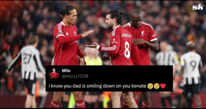 “Dad is smiling down on you” - Liverpool fans get emotional as Ibrahima ...