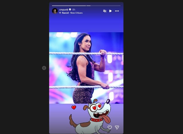 CM Punk’s reaction to AJ Lee’s WWE return is AMAZING