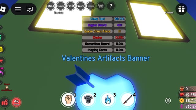 Anime Fighting Simulator Endless Artifacts guide