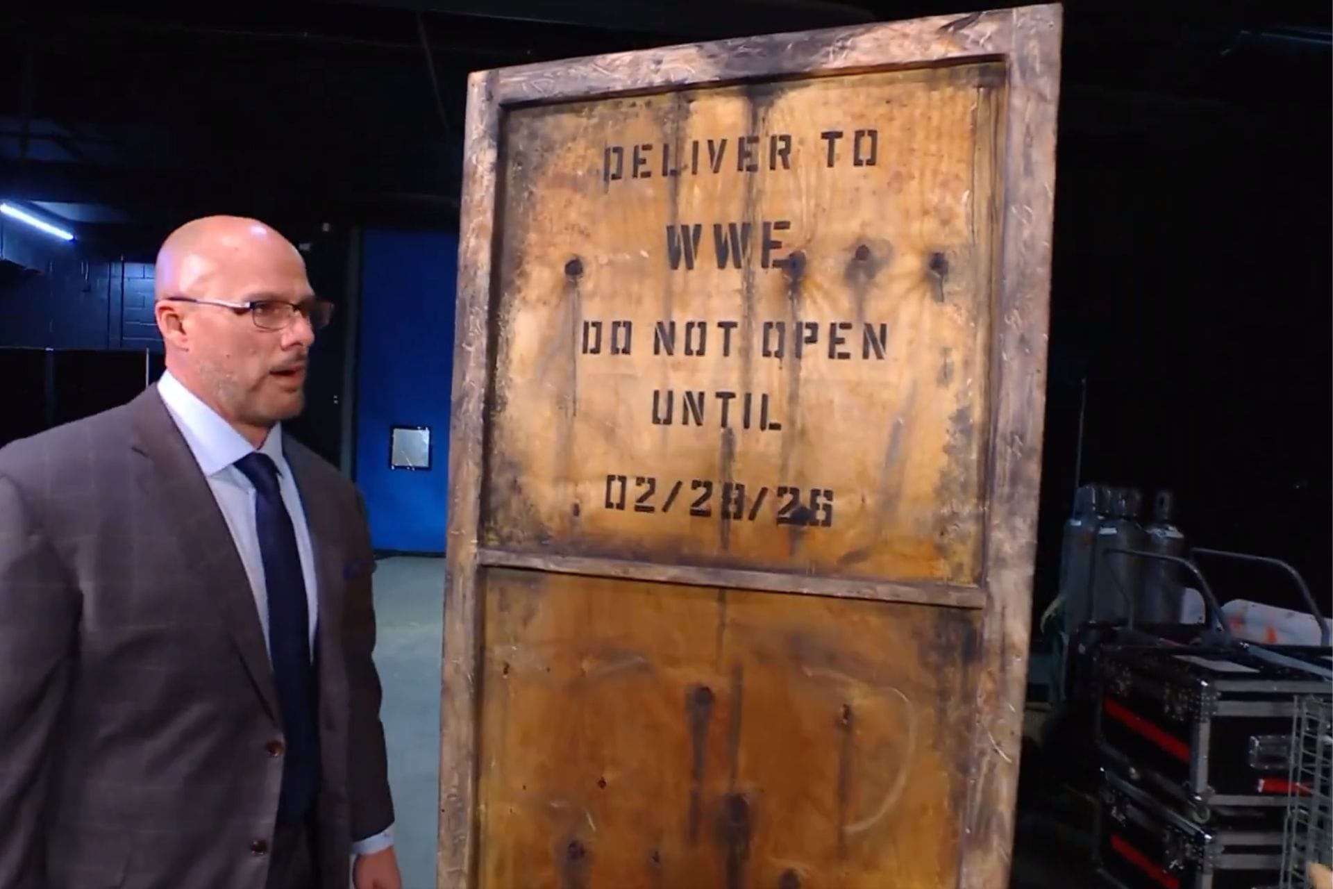 Identity of star behind WWE's mystery crate revealed, according to Jim ...