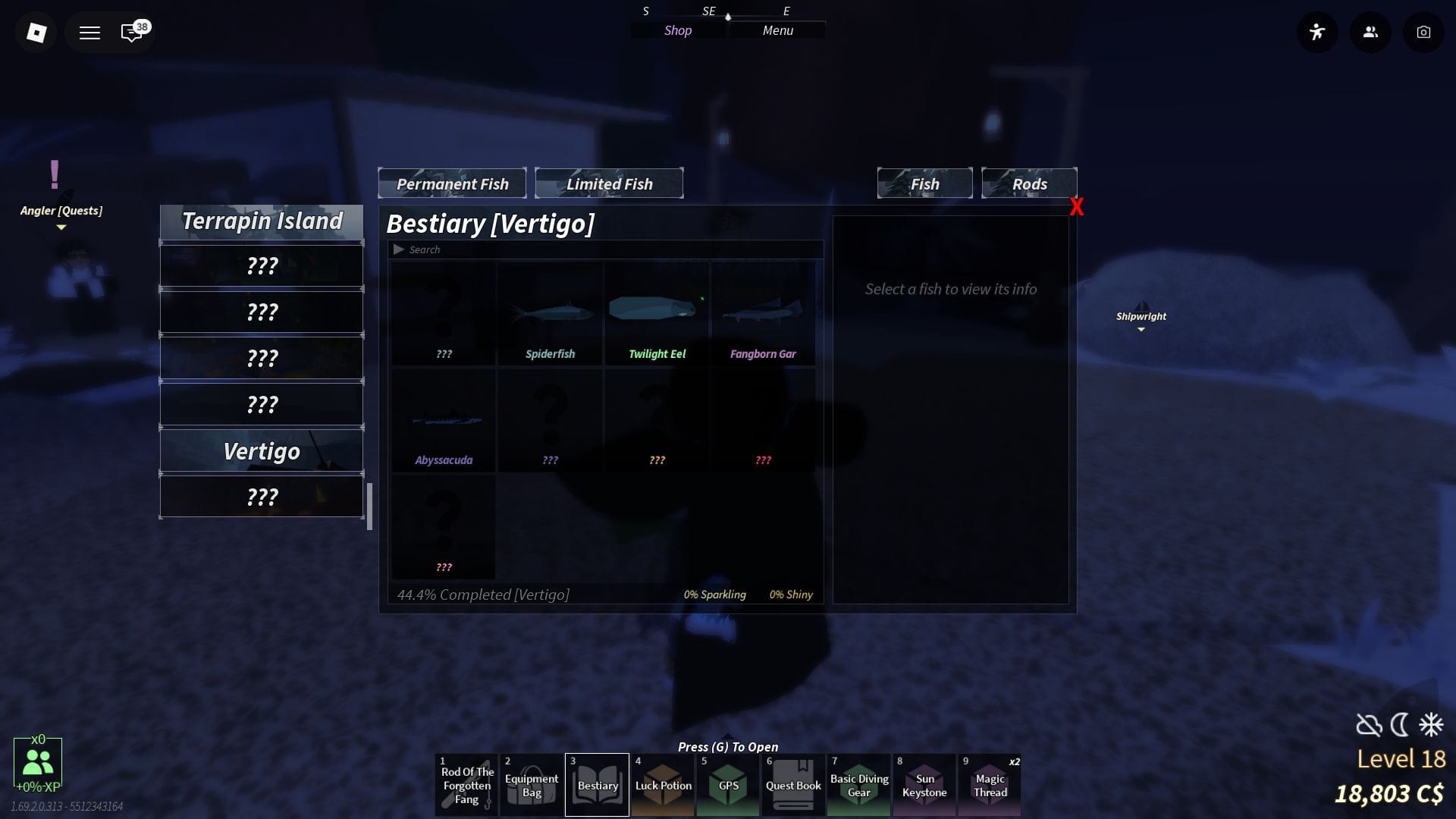 How to get the Masterline Rod in Fisch