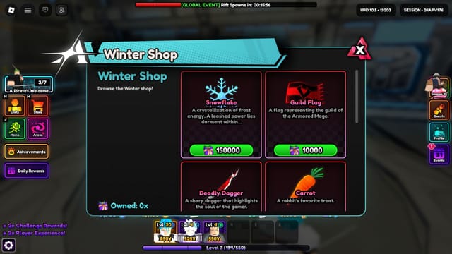 Anime Vanguards Winter Event guide