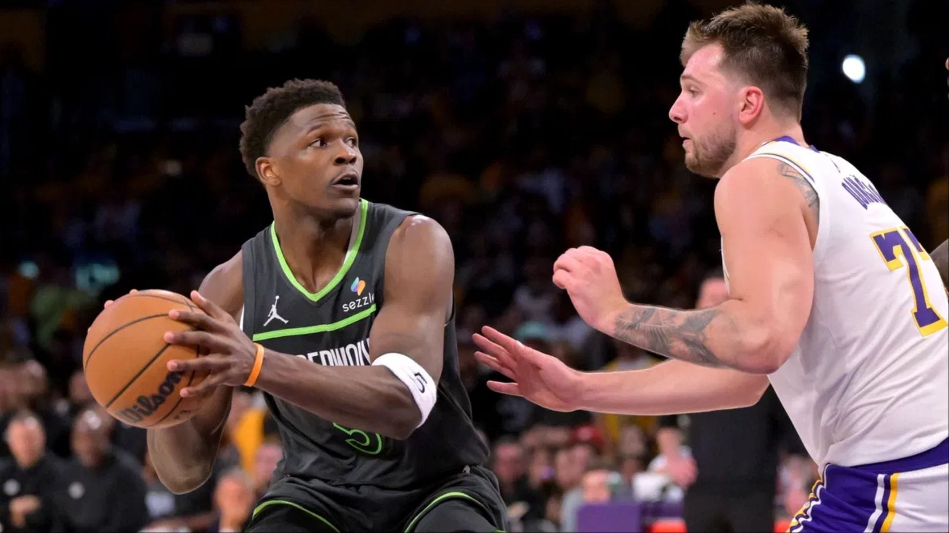 "He deadass dissed Luka Doncic": Fans react as Anthony Edwards ...