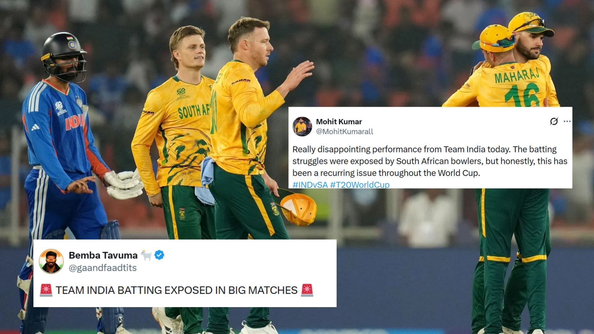 "This loss is not acceptable" - Fans lash out at India for shocking 76 ...