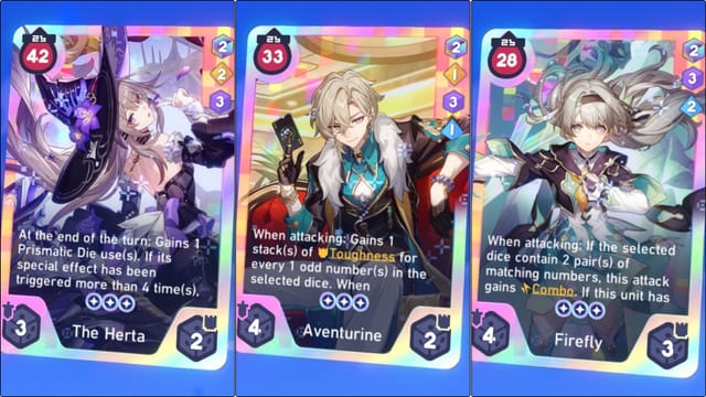 Best cards for Cosmicon Collective in Honkai Star Rail