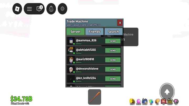 How to use Trade Machine in Steal a Brainrot
