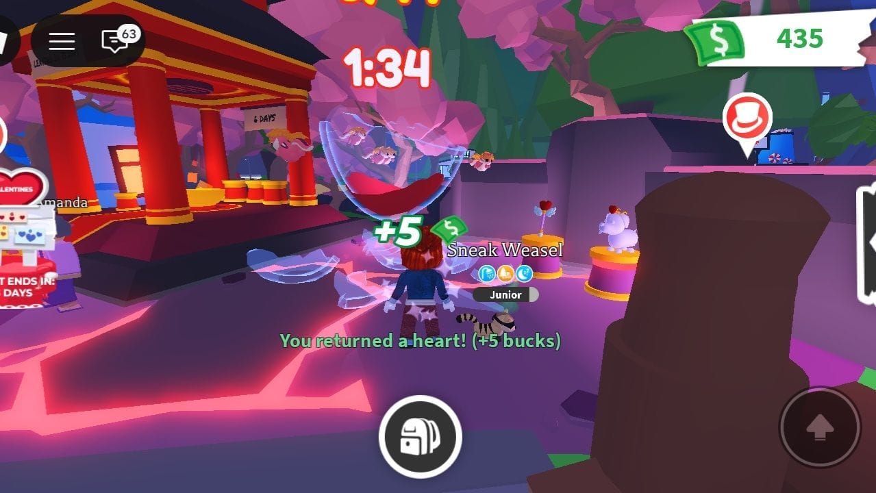 Adopt Me Crystal Heart activity guide