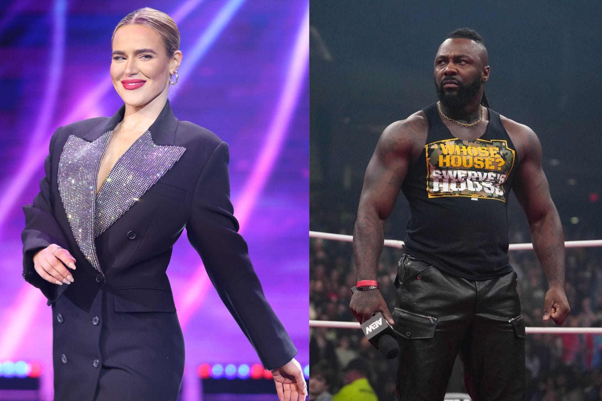 Lana (aka CJ Perry) sends a message to Swerve Strickland following ...