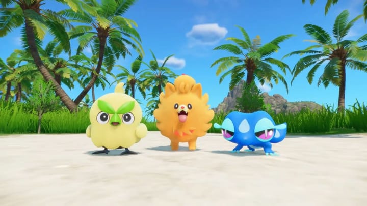All Pokemon shown in Pokemon Winds and Waves reveal trailer