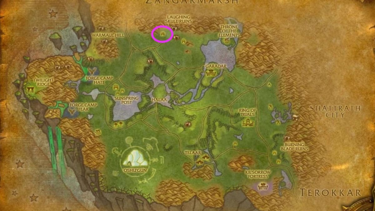 WoW TBC: Ring of Blood quest guide