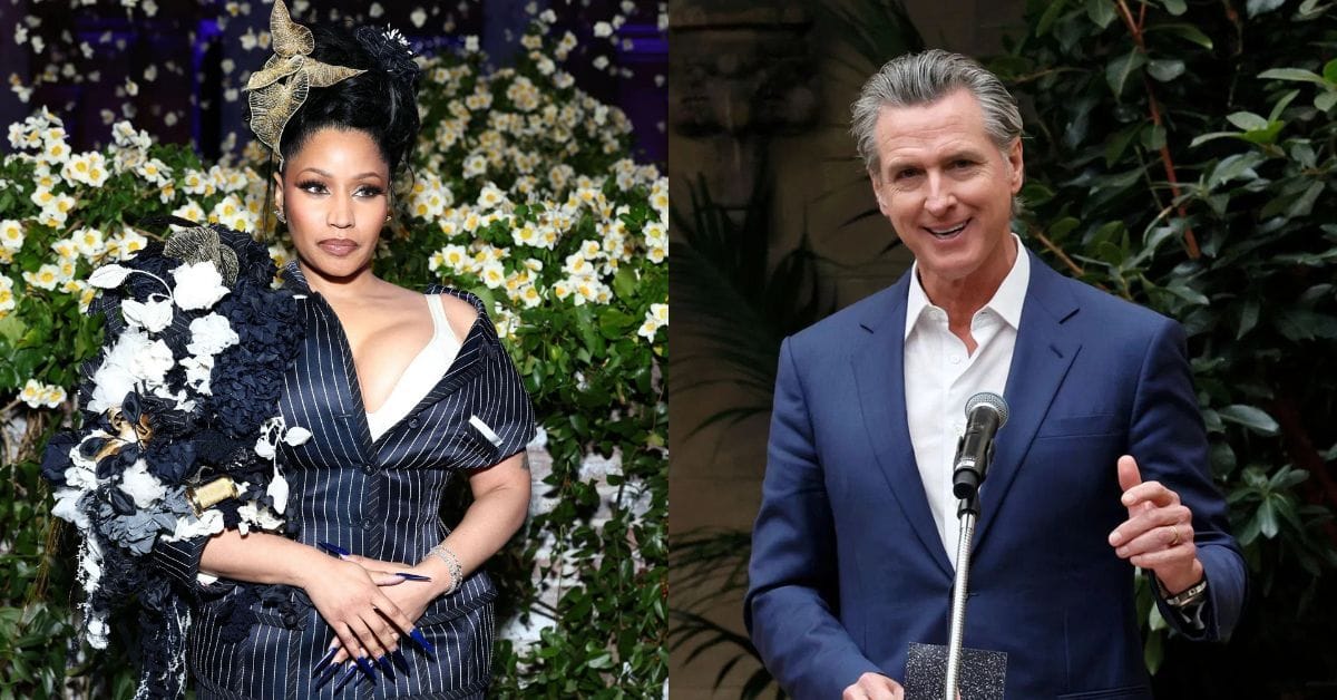 "LITERALLY SLOW-ING-DOWN-HIS-SPEECH": Nicki Minaj slams Gavin Newsom ...