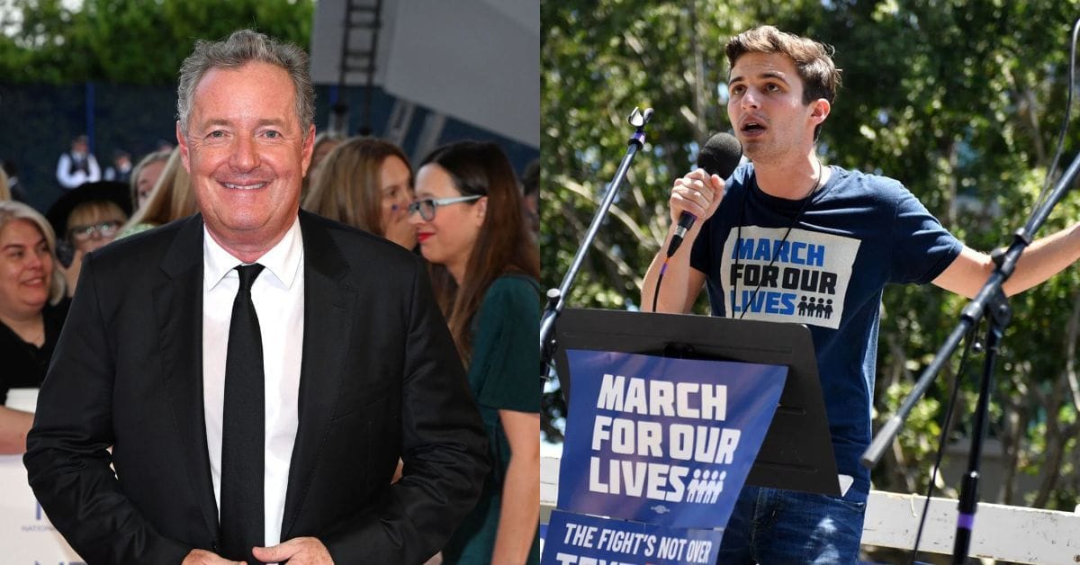 "Your hatred of Trump is so demented": Piers Morgan makes Cameron Kasky ...
