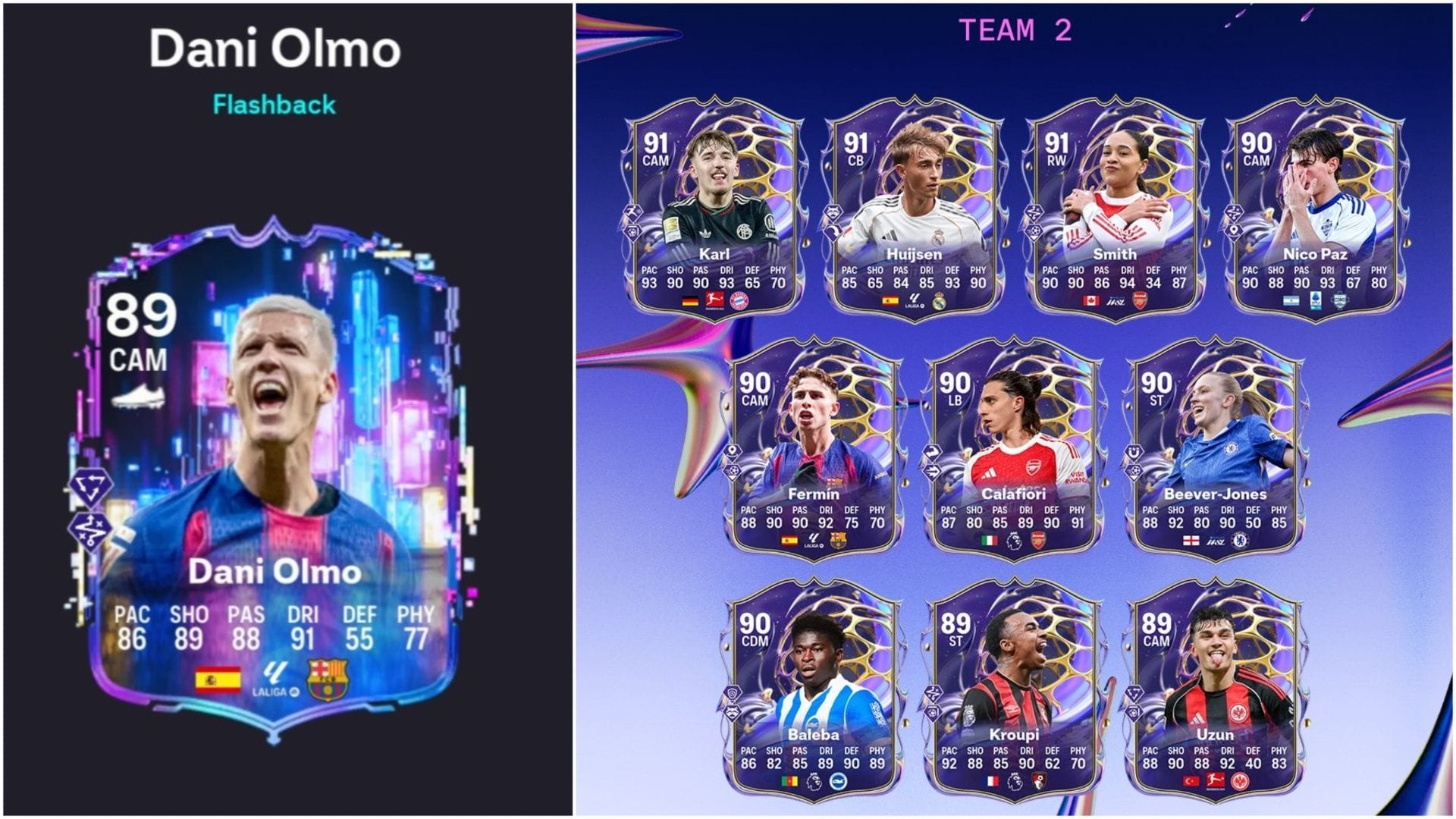 EA FC 26 Dani Olmo Flashback SBC: All tasks and cheapest solutions