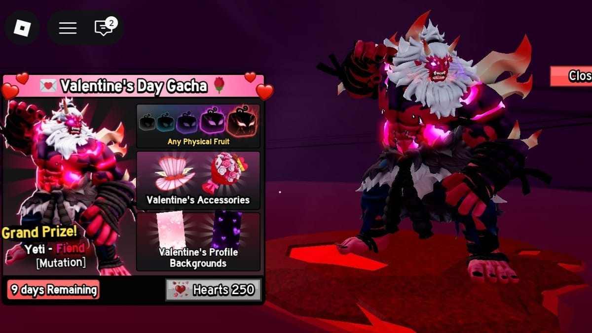 How to get Hearts in Valentine's Event by Blox Fruits