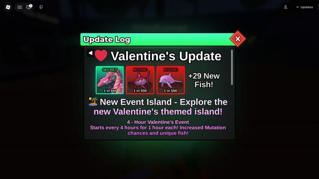 Fish It Valentine’s Event guide