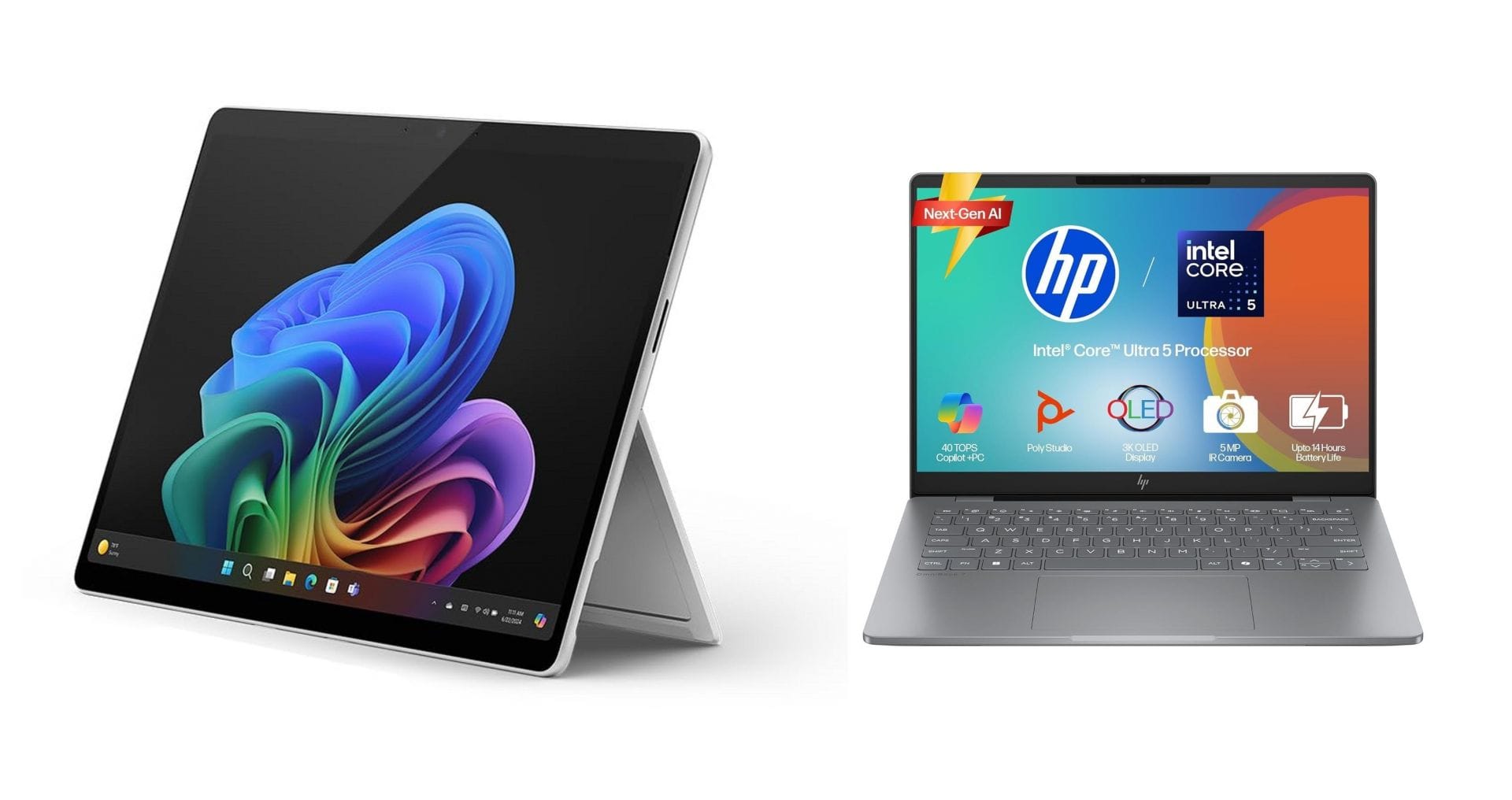 Microsoft Surface Pro vs HP OmniBook X Flip: Which is the better 2-in-1 ...