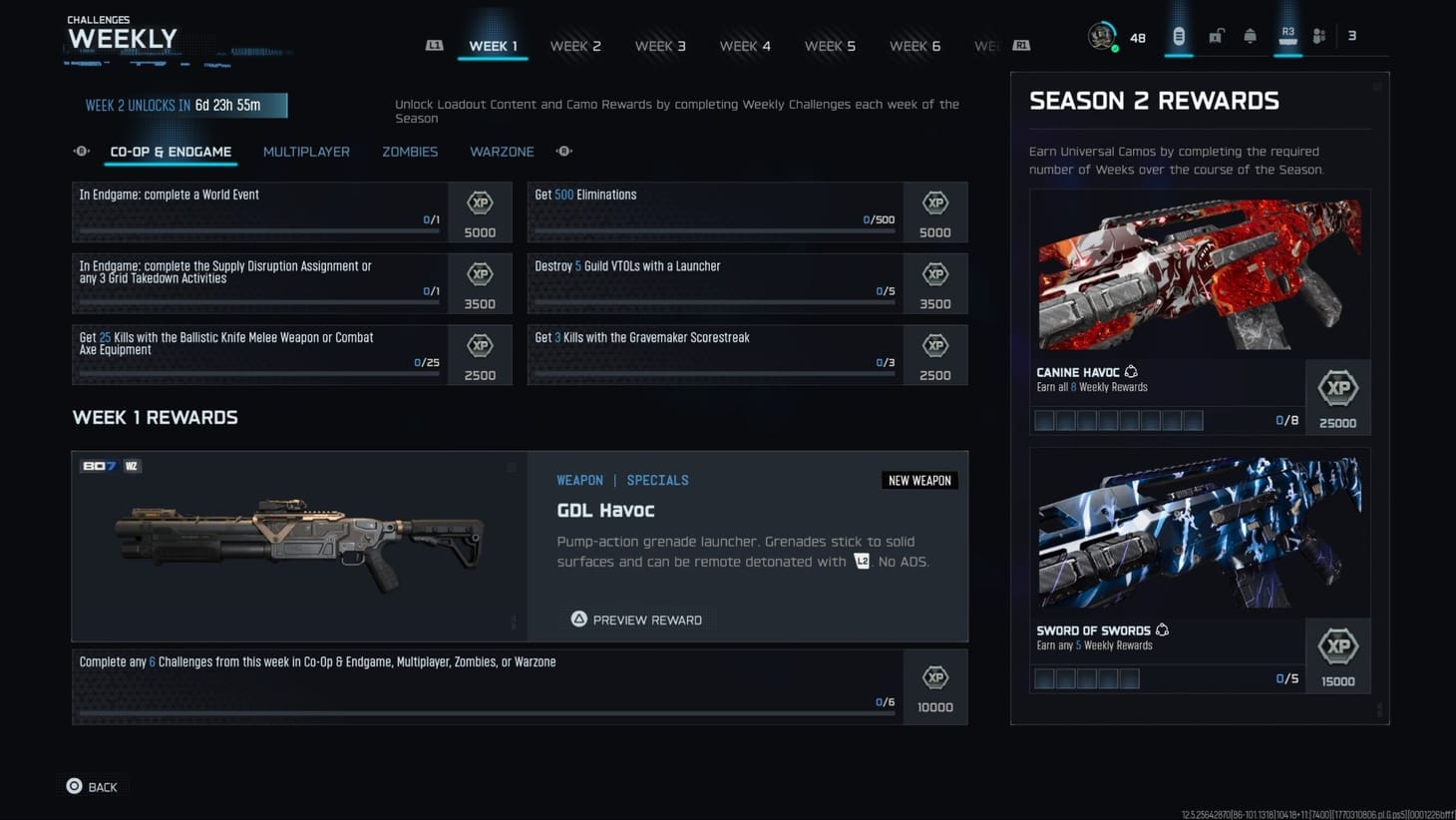All Warzone and Black Ops 7 Season 2 Week 1 Challenges and rewards