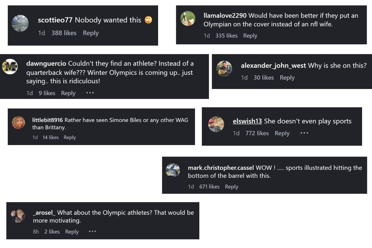 "Nobody wanted this," "Rather have seen Simone Biles": NFL fans slam SI ...