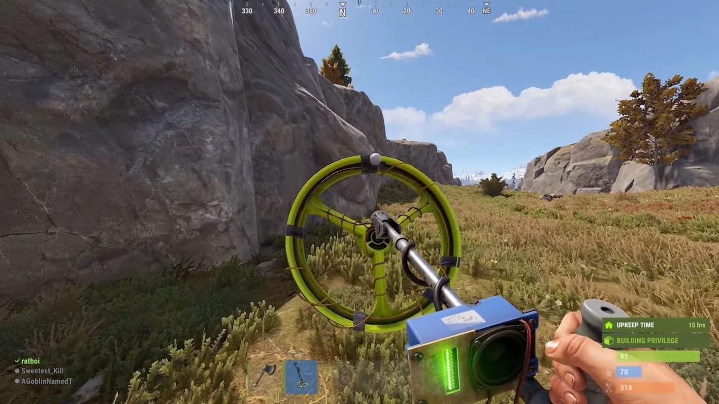 How to get and use Metal Detector in Rust