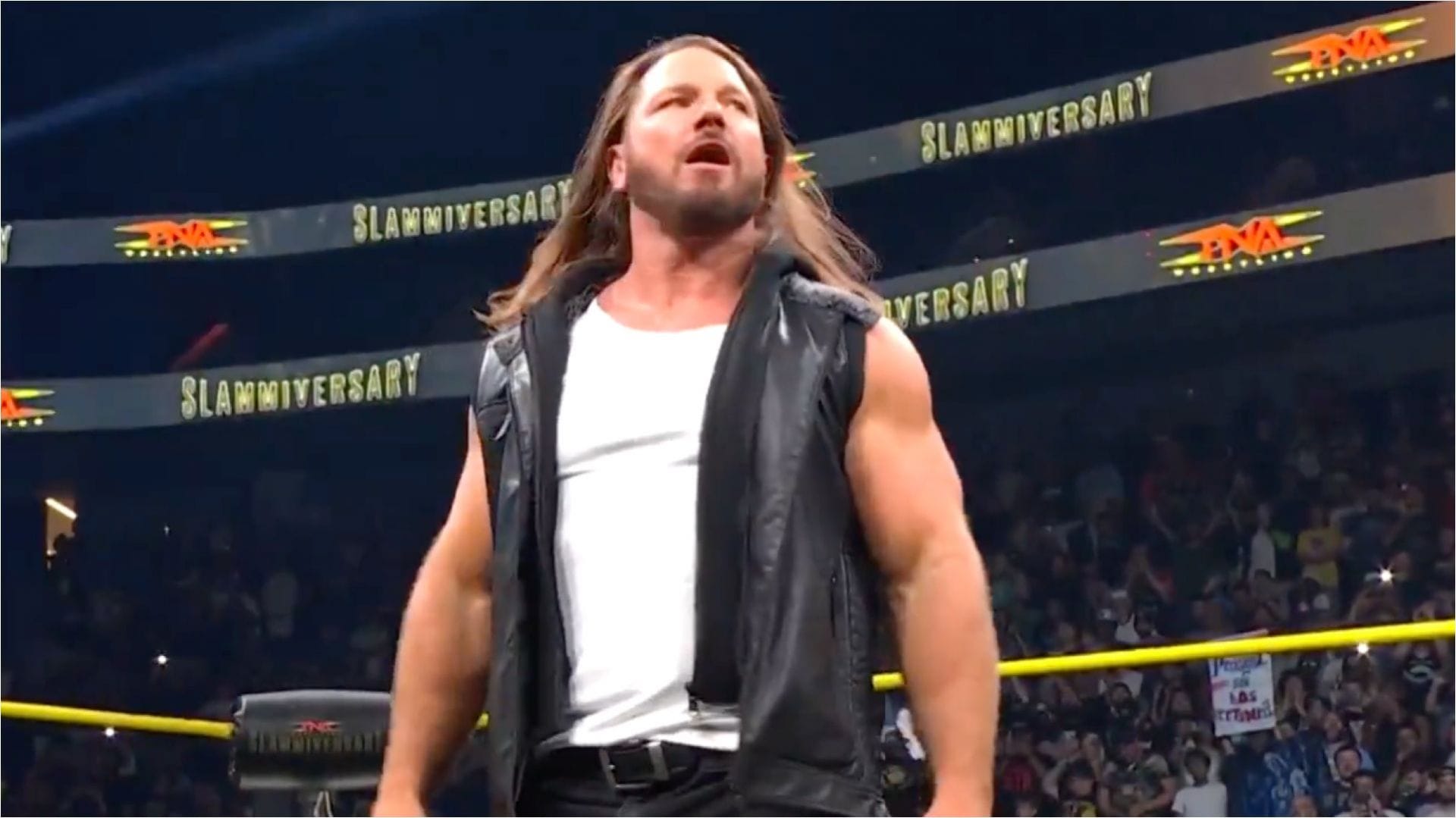Watch: Former WWE champion breaks down in tears moments after AJ Styles ...