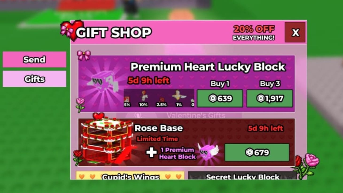 Steal a Brainrot Valentines Part 2 update guide