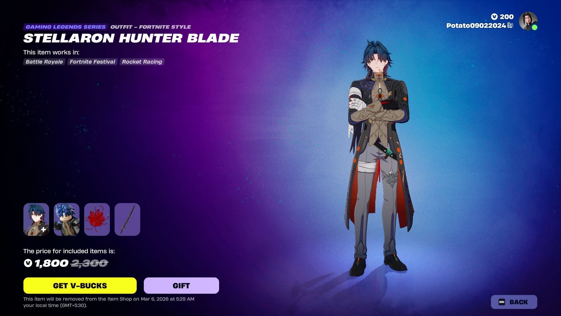 How to get the Honkai Star Rail skins in Fortnite: Stellaron Hunter ...