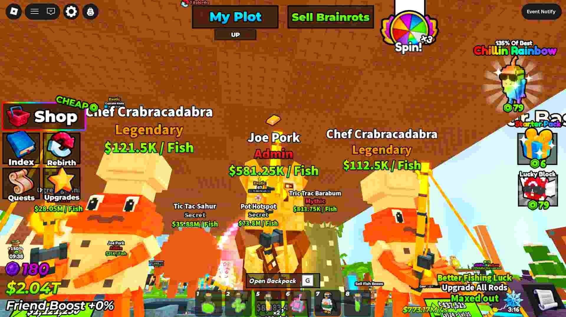 All Mutations in My Fishing Brainrots
