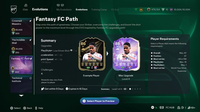 EA FC 26 Fantasy FC Path Evolution: Best players to use, all upgrades ...