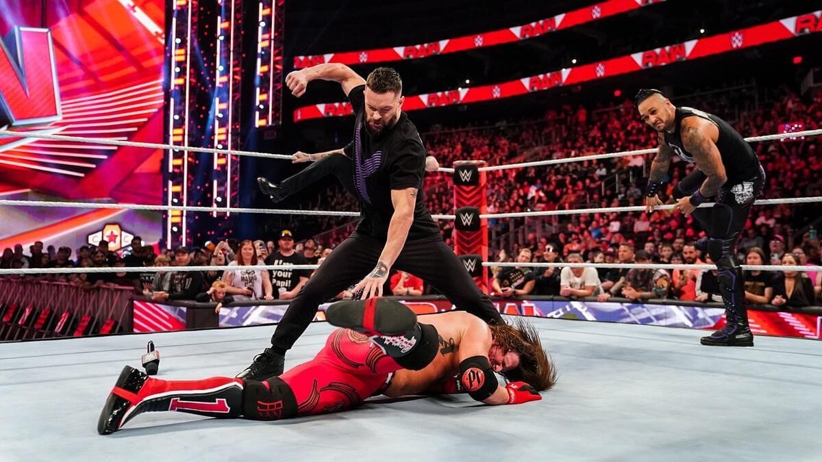 Finn Balor shares a rare backstage photo paying tribute to AJ Styles ...