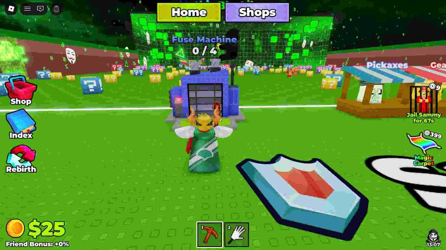 Break a Lucky Block Fuse Machine guide