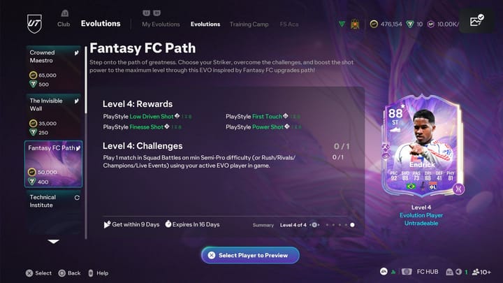 EA FC 26 Fantasy FC Path Evolution: Best players to use, all upgrades ...