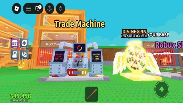 How to use Trade Machine in Steal a Brainrot