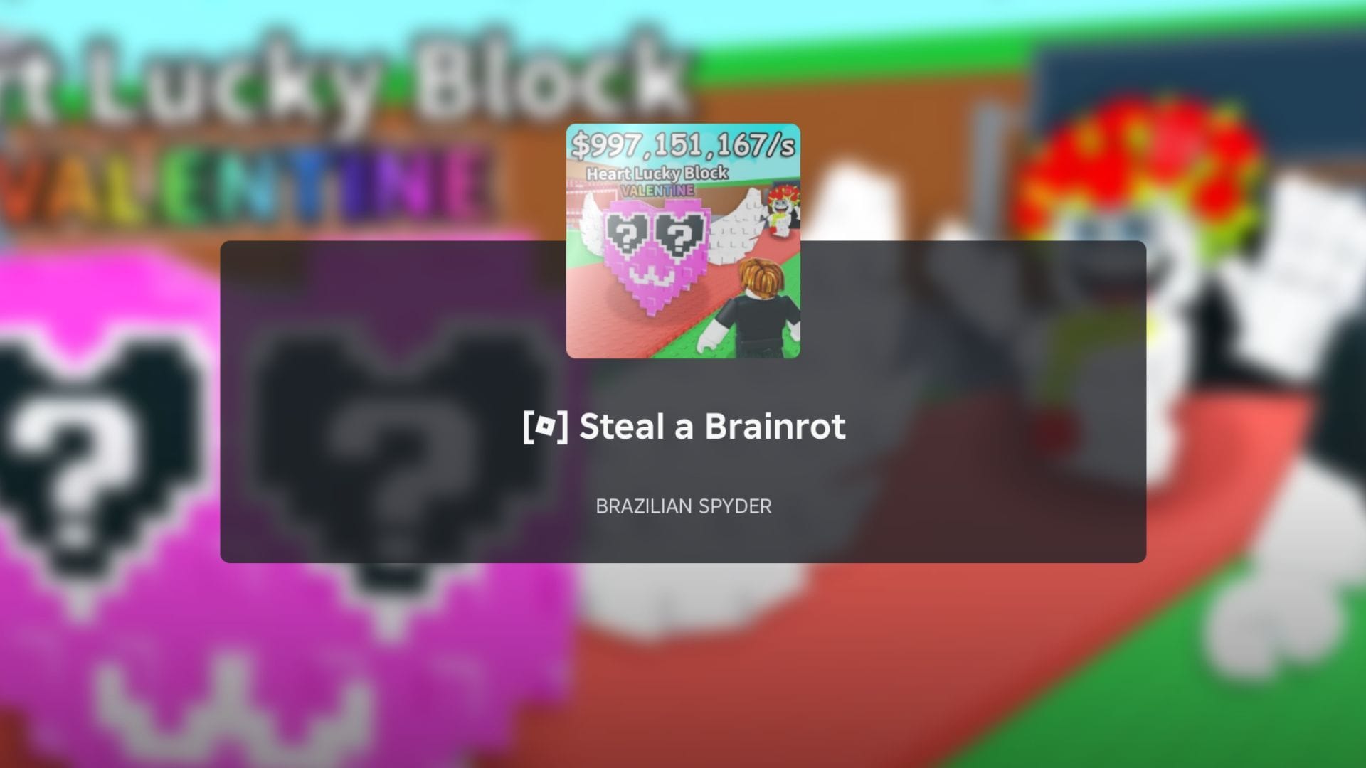 Steal a Brainrot Heart Lucky Block guide