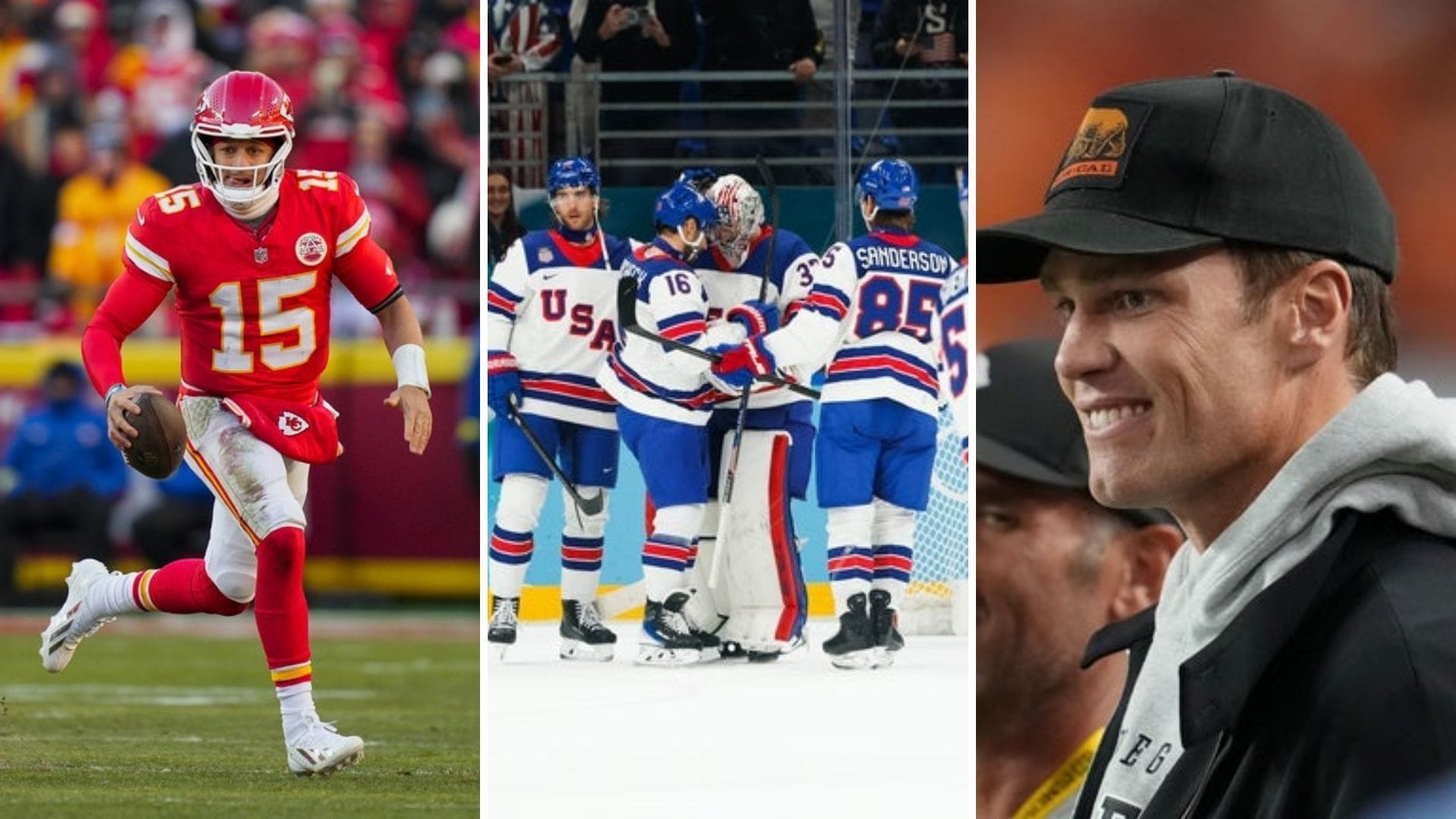 Patrick Mahomes, Tom Brady, and other NFL stars cheer as Team USA beats ...