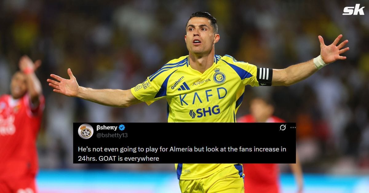 Fans hail Cristiano Ronaldo's influence as Almeria gain significant ...