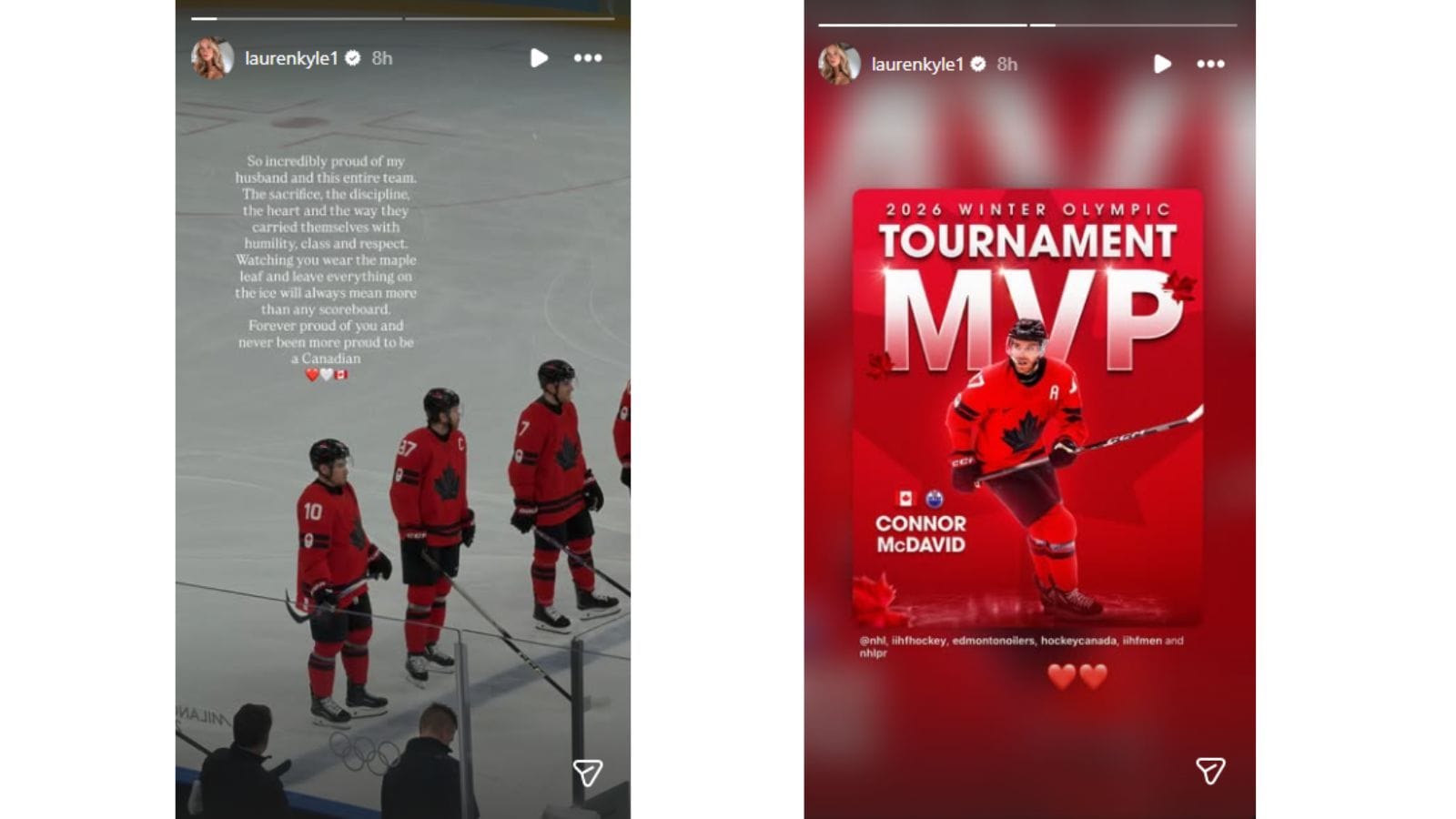 Connor McDavid's wife Lauren pours her heart out for husband despite ...