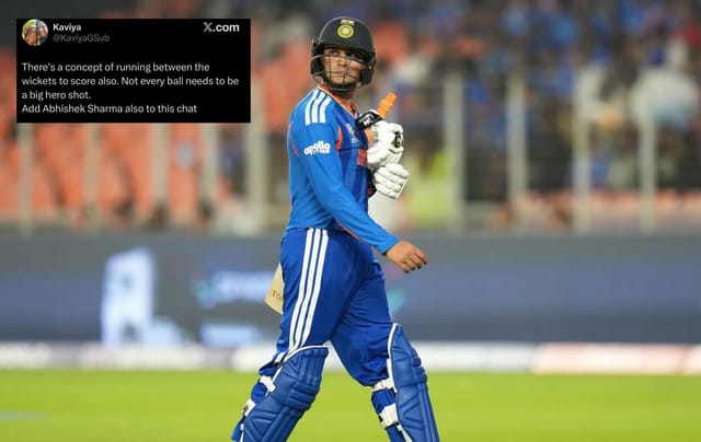 "Not every ball needs to be a big hero shot" - Fans slam Abhishek ...